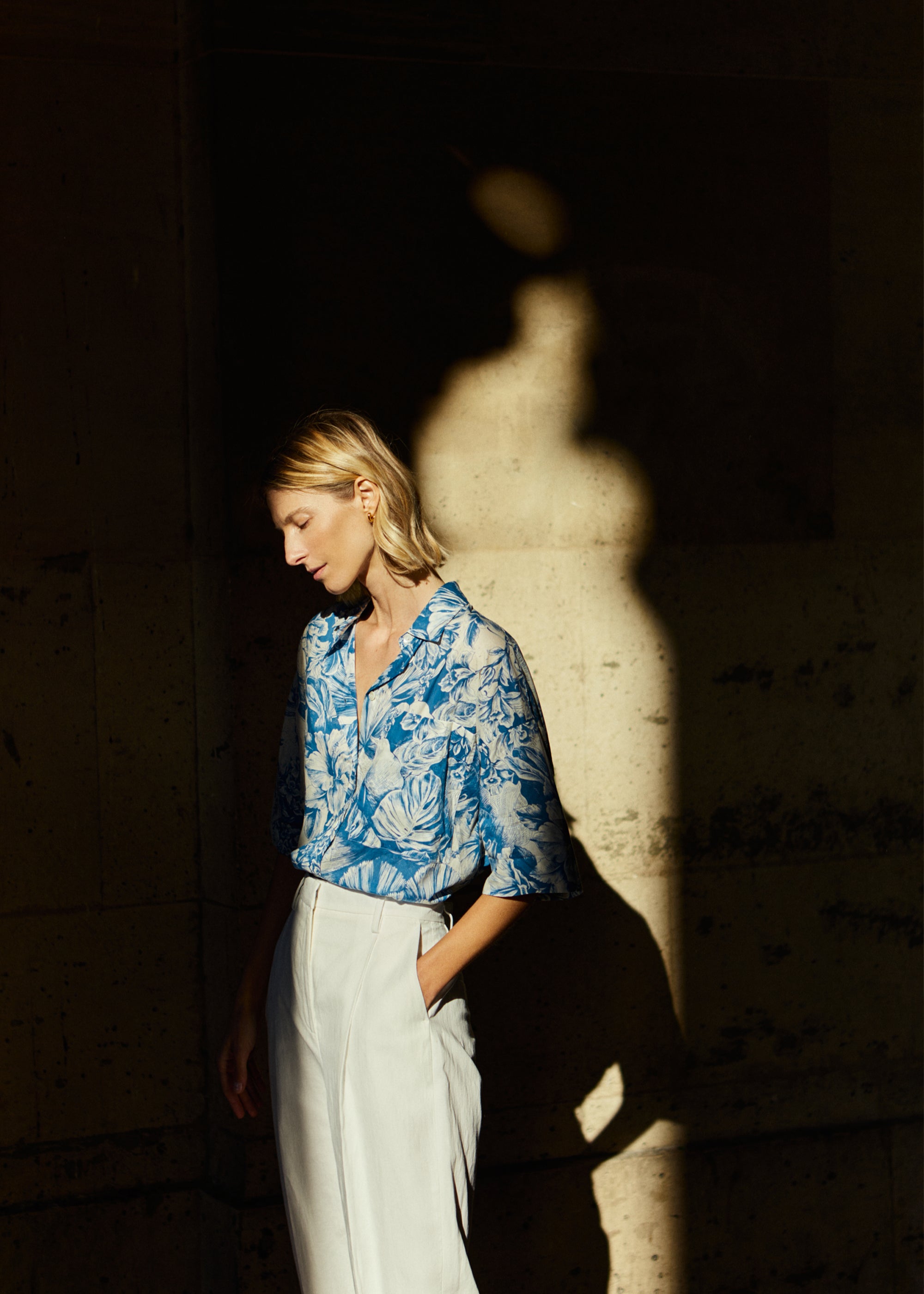 BOXY PRINTED SHIRT